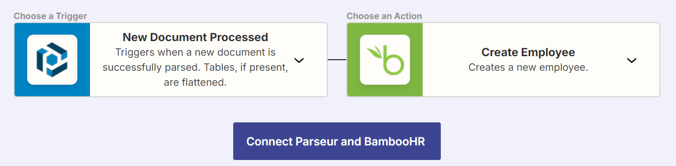 How to create an employee in BambooHR? | Parseur®