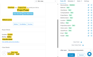Automate the bid management process | Parseur®