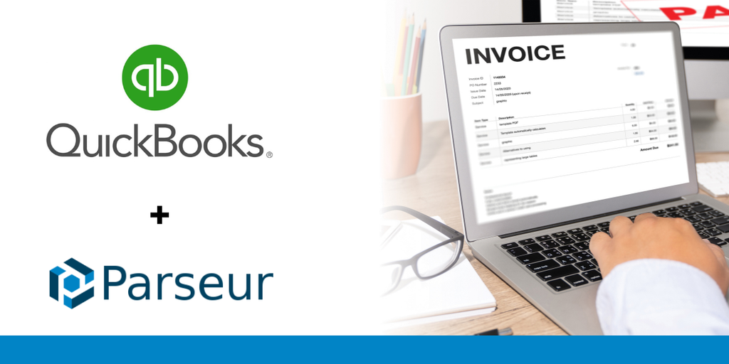 Extraer datos de factura PDF a QuickBooks | Parseur®