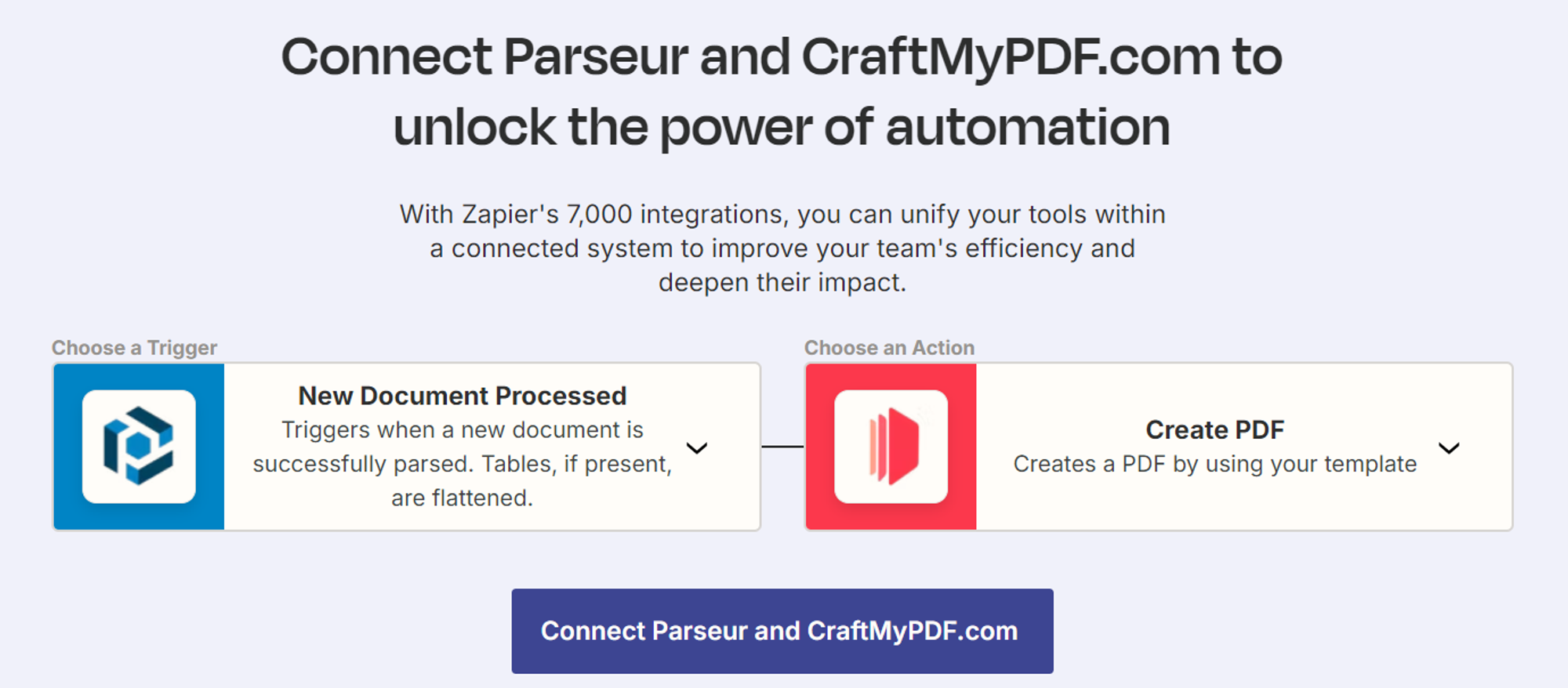 Crea un PDF a partir de una plantilla con CraftMyPDF | Parseur®