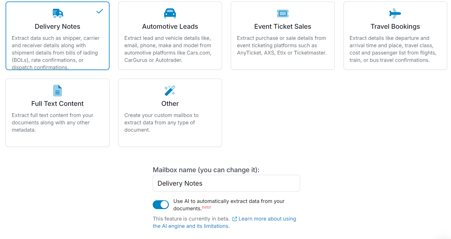 Processing delivery notes with AI | Parseur®