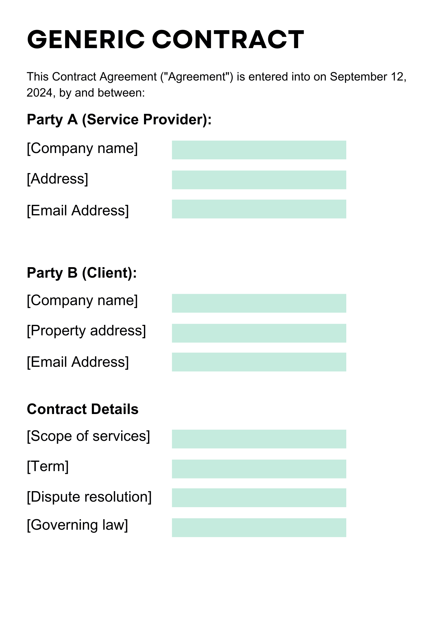Simplify Data Extraction from Generic Contracts with AI | Parseur®