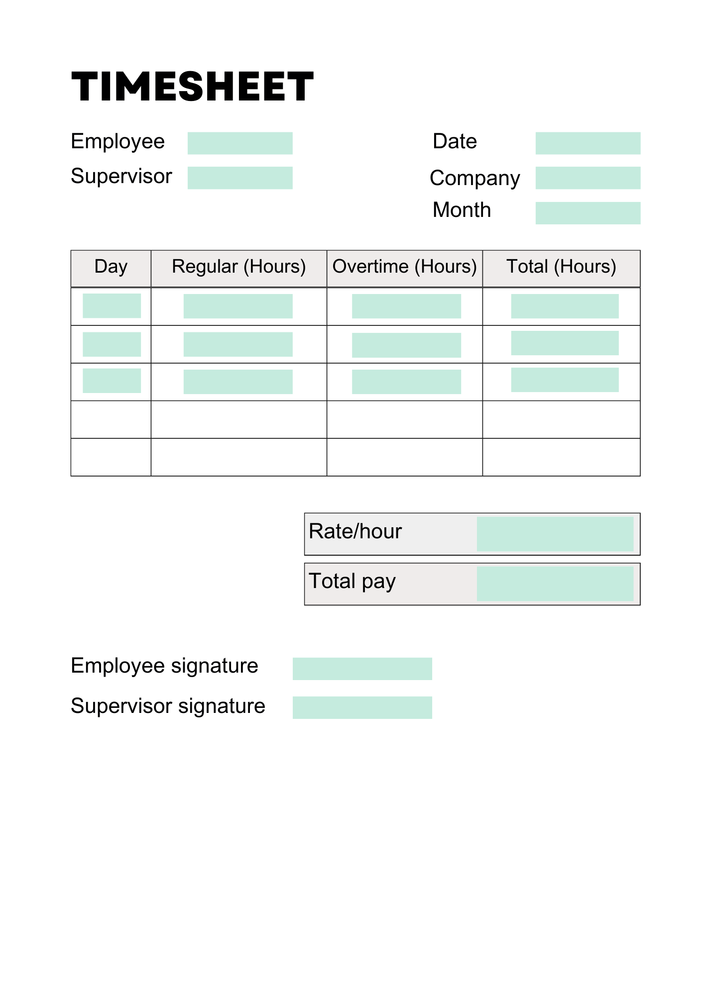 Automate timesheet processing and data extraction | Parseur®