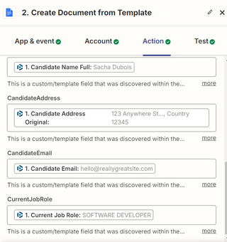 Create a document in Google Docs from a template | Parseur®