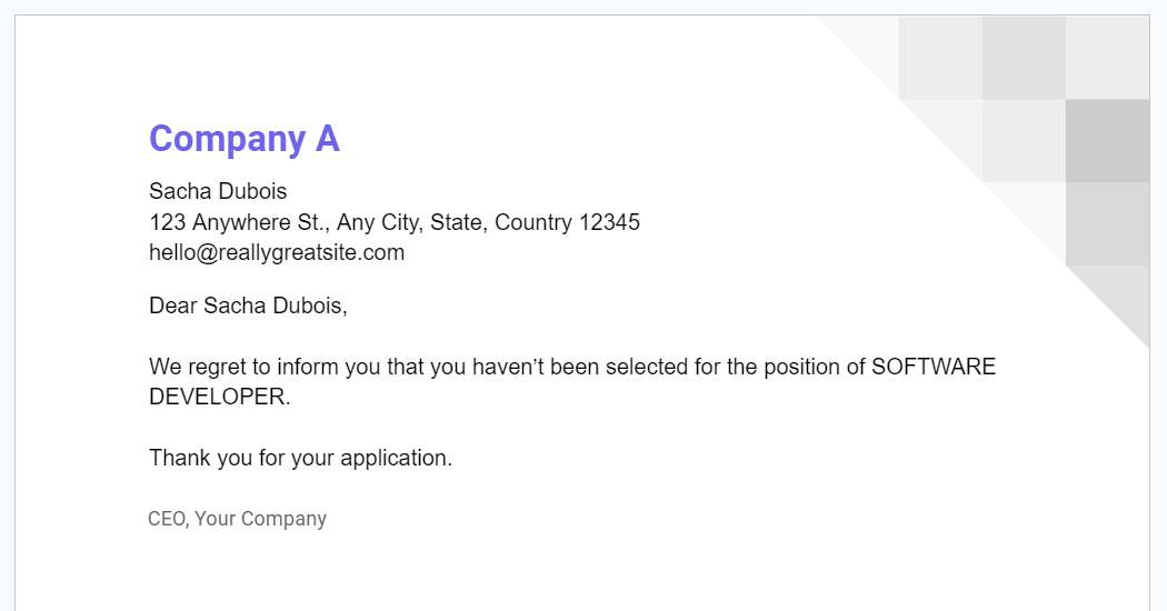 Create a document in Google Docs from a template | Parseur®