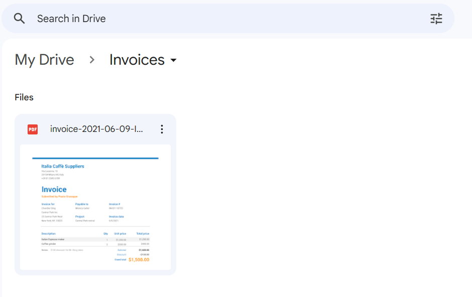 Extract data from PDFs in Google Drive | Parseur®