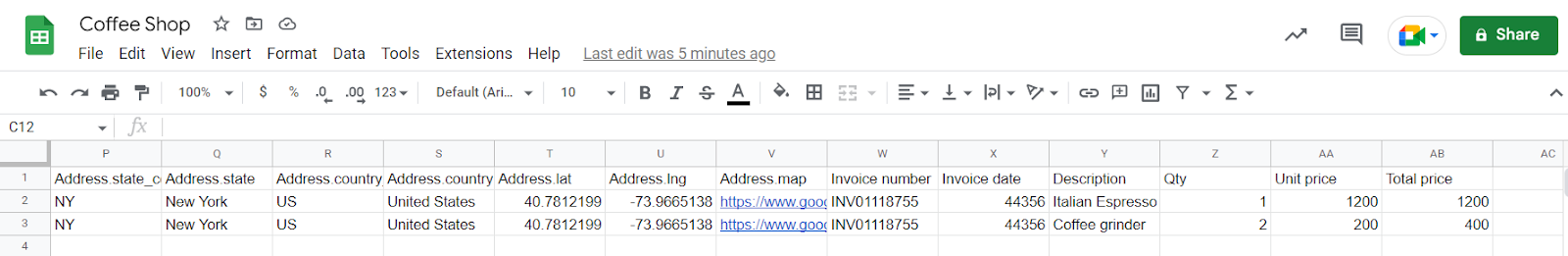 Convertir un PDF en Google Sheets automatiquement | Parseur®