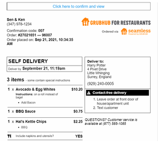 Integrate your POS with Grubhub | Parseur®