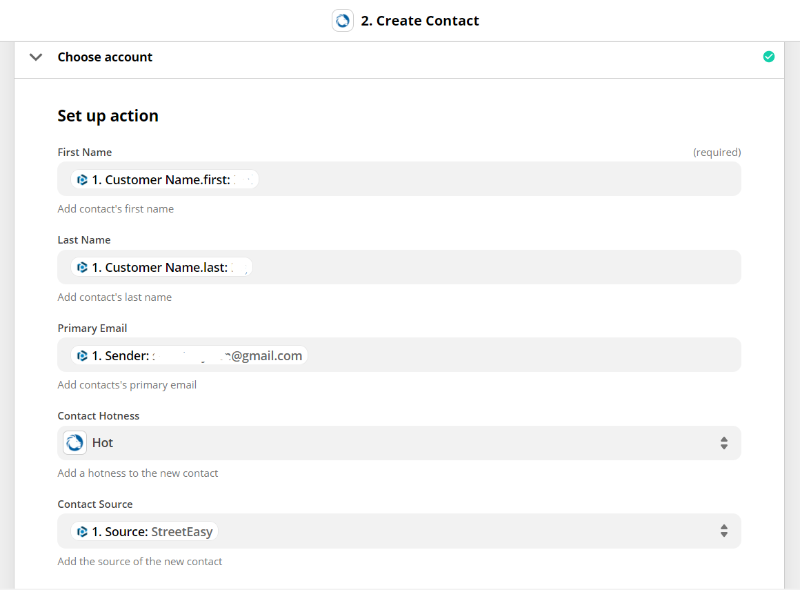 Create new LionDesk contacts from emails | Parseur®