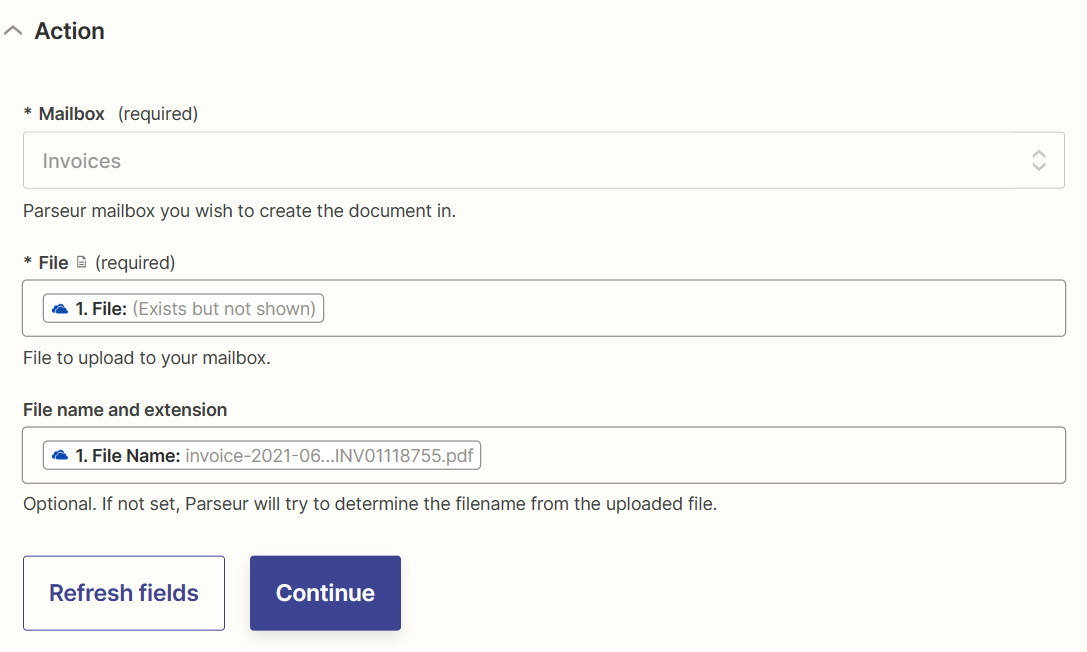 Extract data automatically from PDFs stored in OneDrive | Parseur®