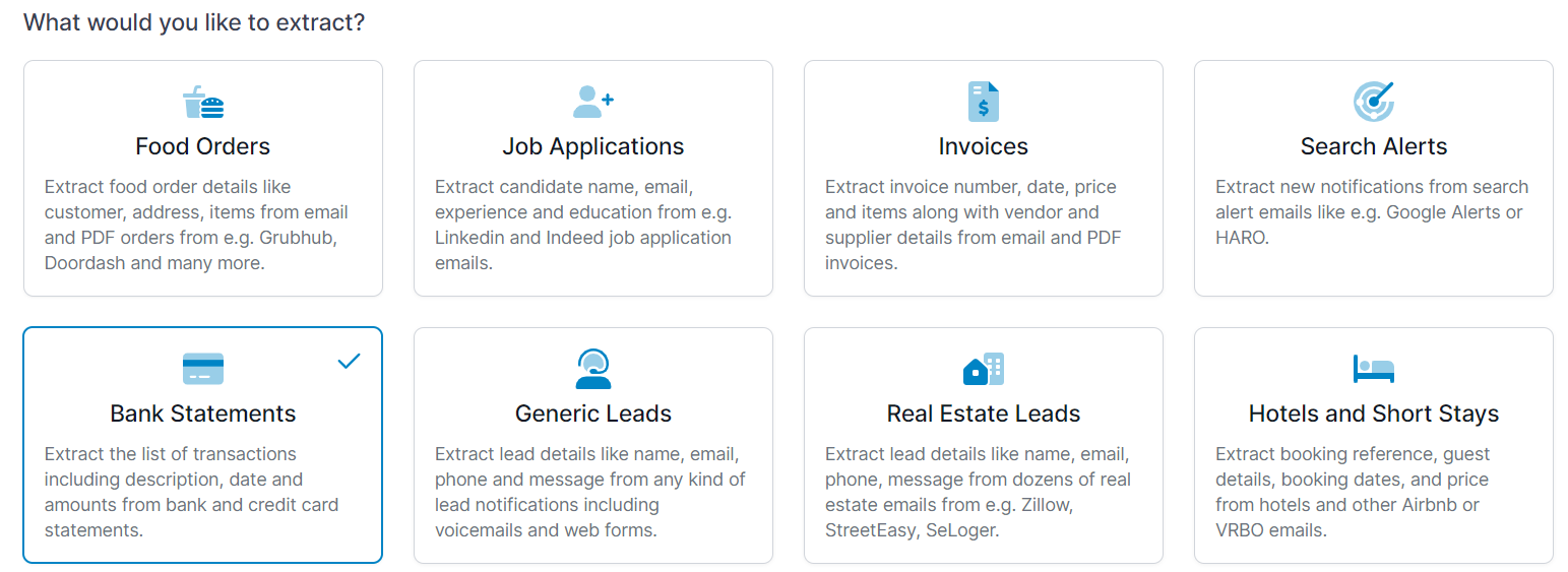 How to extract data from PDF bank statements | Parseur®