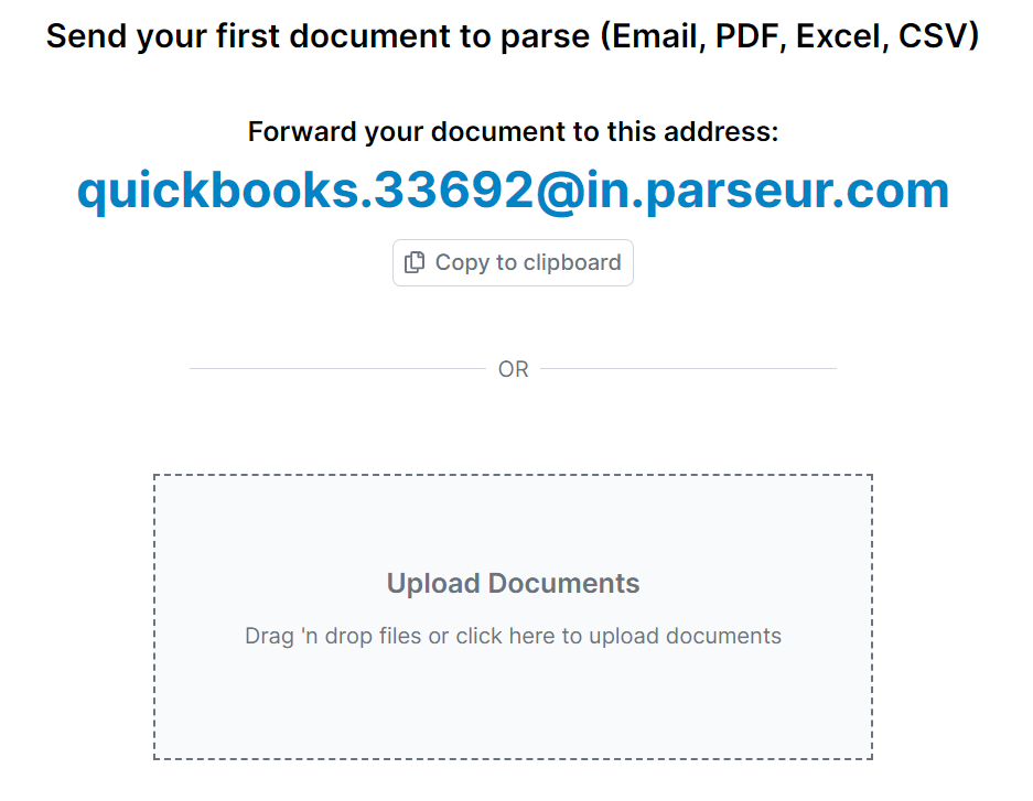 Create sales receipts in QuickBooks from PDF invoices | Parseur®