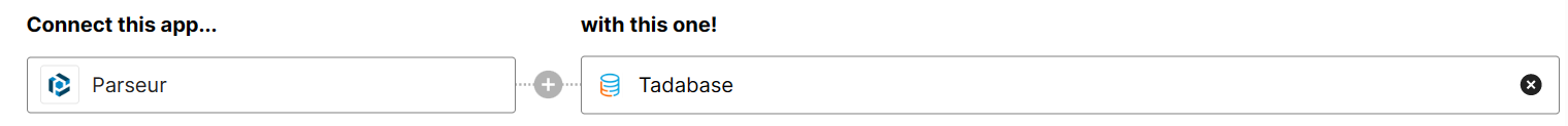 Create a new record in Tadabase automatically from parsed data | Parseur®