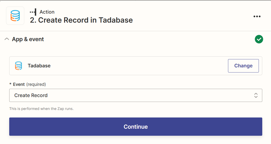 Create a new record in Tadabase automatically from parsed data | Parseur®